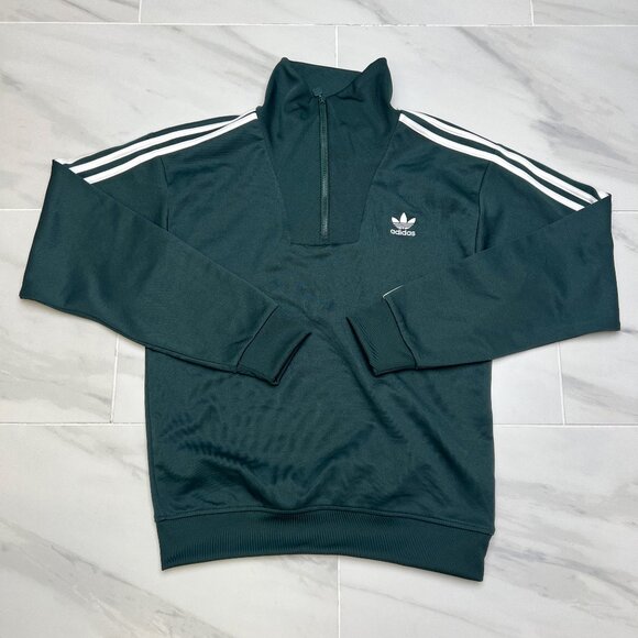 adidas | Jackets & Coats | Adidas Adicolor Funnel Neck Green Iz252 ...